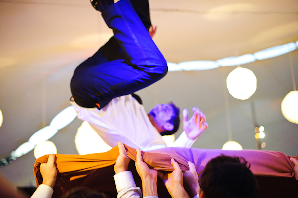 wedding photo by Eric Uys Photography, reception fun, groom dancing ...