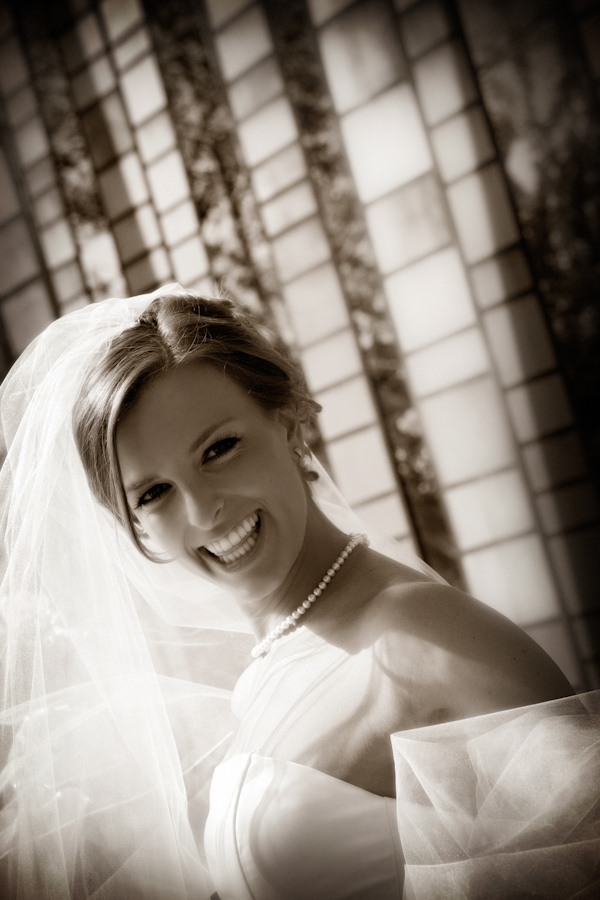 happy bride-real wedding photo by Seattle photographer J. Garner ...