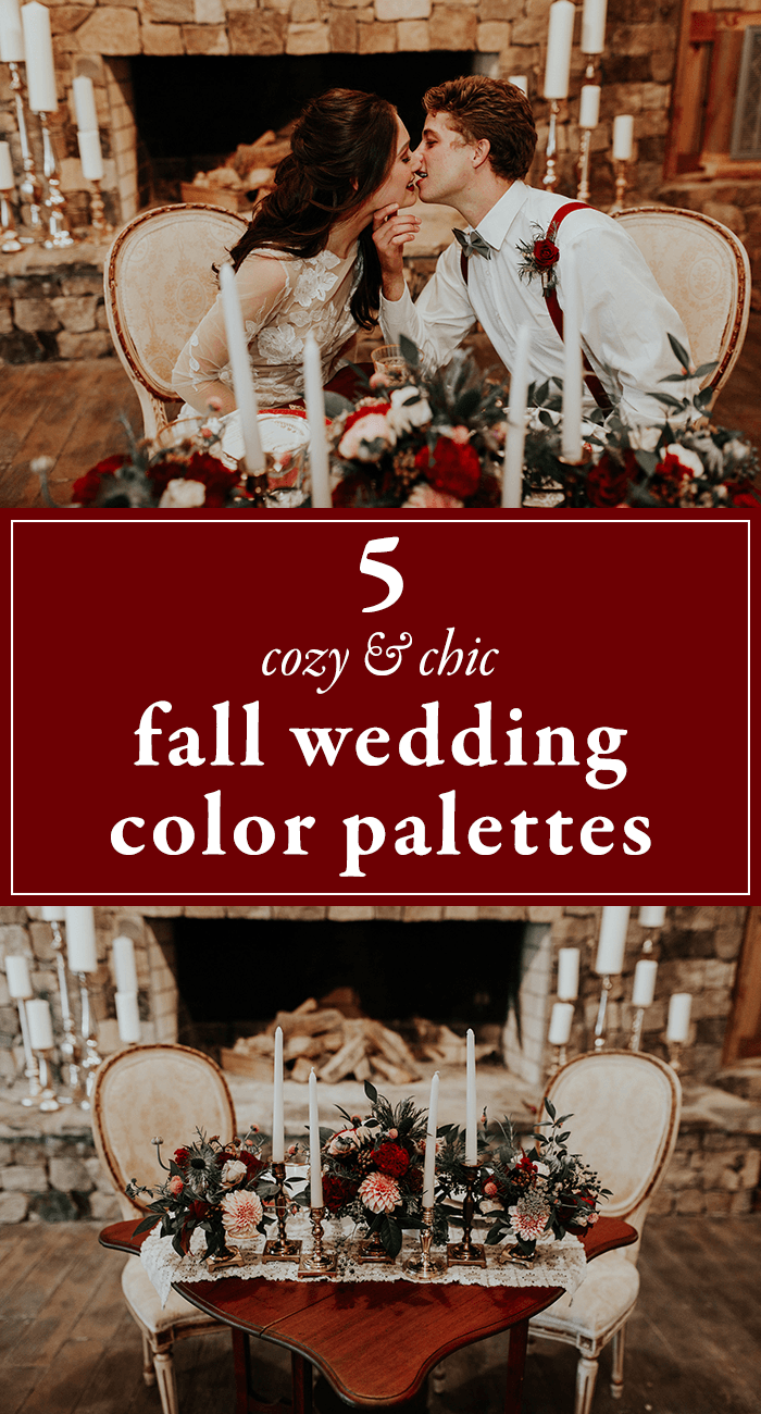 5 Cozy Chic Fall Wedding Color Palettes Junebug Weddings 5 Cozy Chic Fall Wedding Color Palettes Junebug Weddings