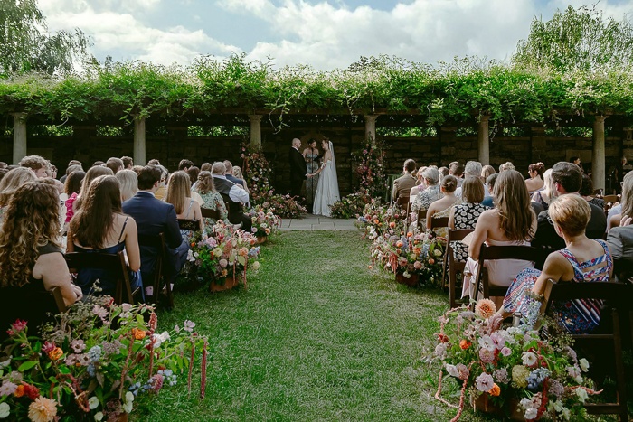 Romantic Color and Historic Charm at this Garden Party Wedding at ...